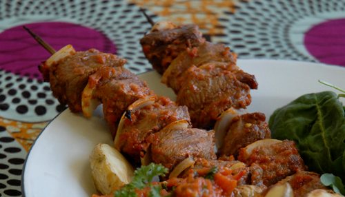 Lamb brochettes – Rwanda