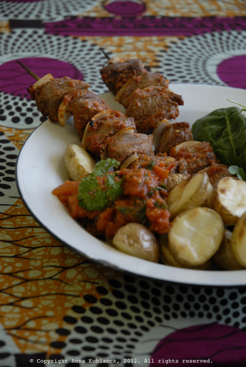 Lamb brochettes – Rwanda