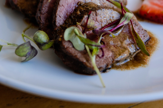 Springbok Loin with Mustard Sauce – South Africa